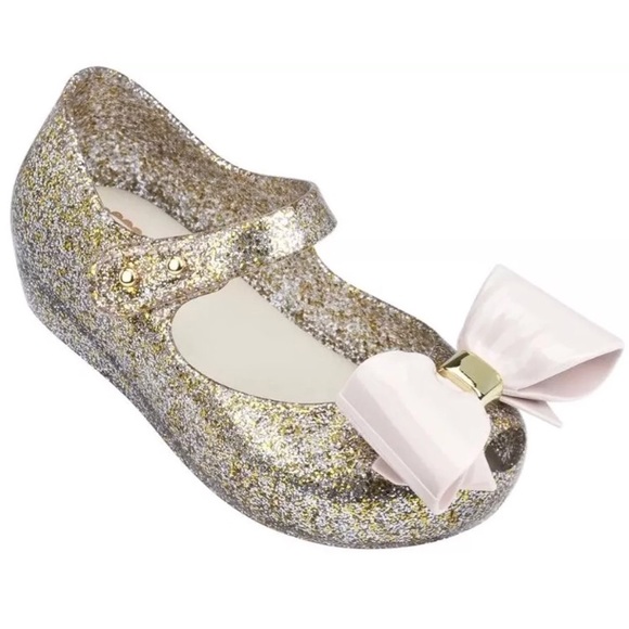 Mini Melissa | Shoes | New Mini Melissa Ultra Girl Gold Viii | Poshmark